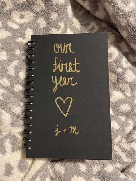 One Year Anniversary Scrapbook T Artofit