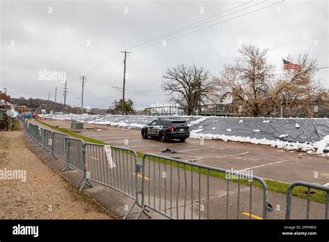 Spring Flooding Of The Saint Croix River In Stillwater Minnesota April