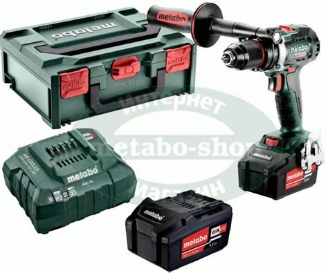 Аккумуляторный шуруповерт Metabo BS 18 LTX BL I 5.2 Ач - Купить ...