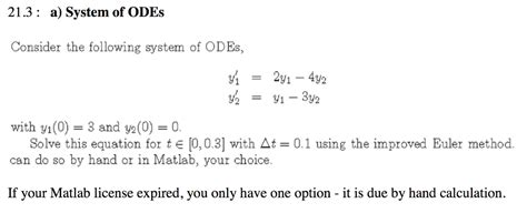 solved a system of odes consider the following system of