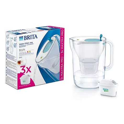 Brita Style Water Filter Jug Blue 2 4l None