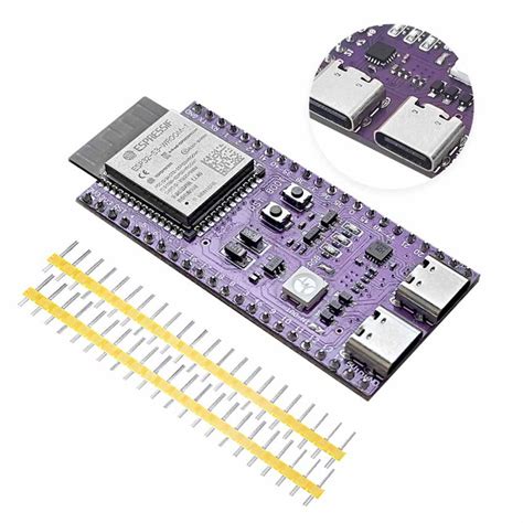 Placa Devkitc 1 Esp32 S3 N16r8 Curto Circuito Componentes
