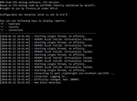 Nicehash Memory Allocation Fail Why Rnicehash