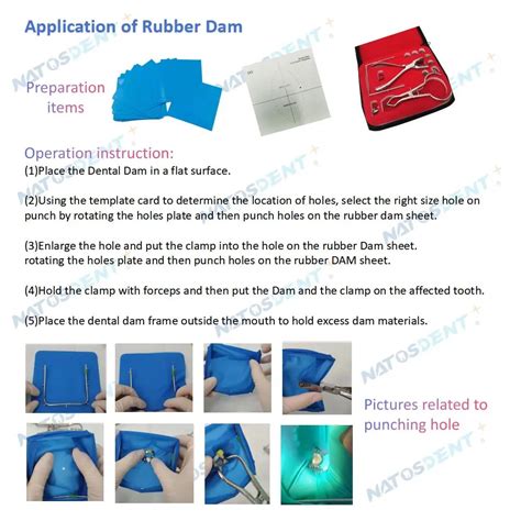 Dental Latex Rubber Dam Sheet For Teeth Isolation