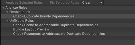 Unityeditoraddressableassetsbuildanalyzerules Missing In