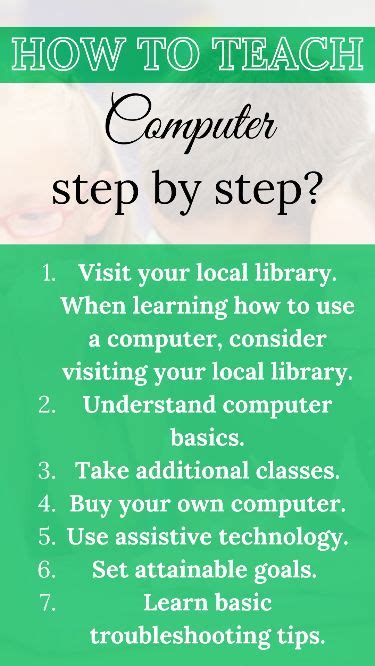 How To Teach Computer Step By Step Teaching Computers Computer