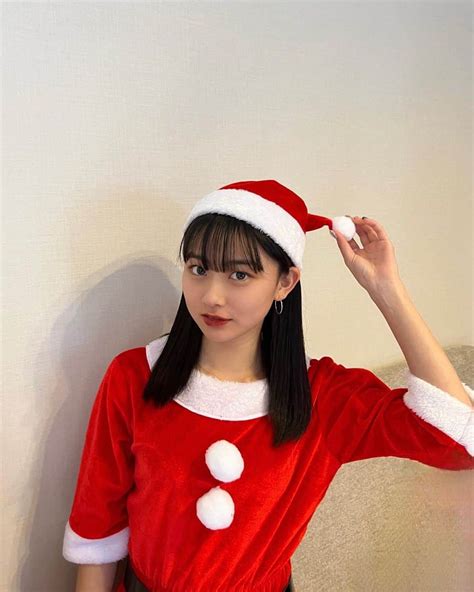 水戸由菜さんのインスタグラム写真 水戸由菜Instagram Xmas このサンタコスはMelTVの撮影で着たの