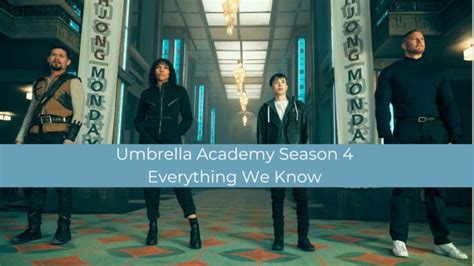 La Saison 4 De The Umbrella Academy Intrigue Casting Date De