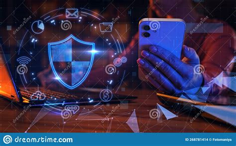 Network Security Digital Wallet Secure Online Payments Protection Of Personal Data From