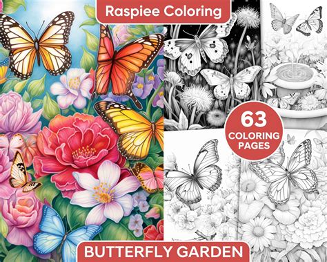 Butterfly Garden Coloring Pages 2025