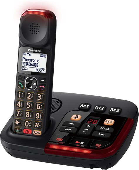 Amplicomms Bigtel 1500 Cordless Big Button Phone For Elderly Loud Phones For Hard Of Hearing