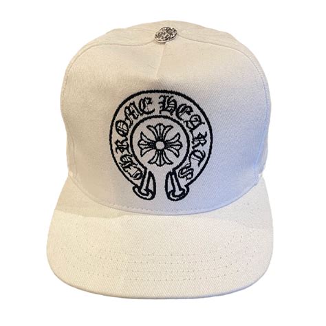 Chrome Hearts Denim Horseshoe Hat White Limited Stock