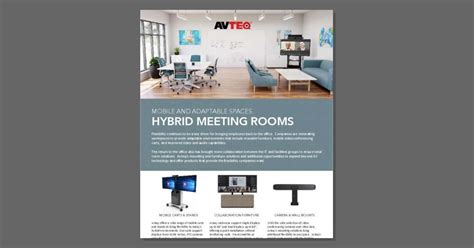 Ccs Custom Computer Specialists On Linkedin Mobile And Adaptable Spaces Hybrid Meeting Rooms