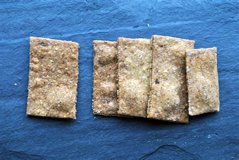 Sweet And Savory Chocolate Dipped Crackers With A Creamy Cheese My