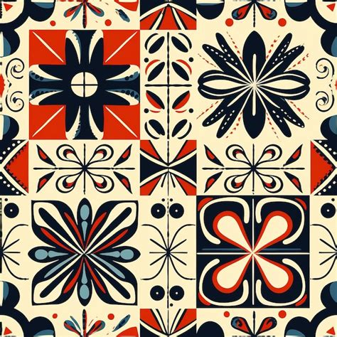 Premium Photo Classic Pattern Textile Design Chess Background