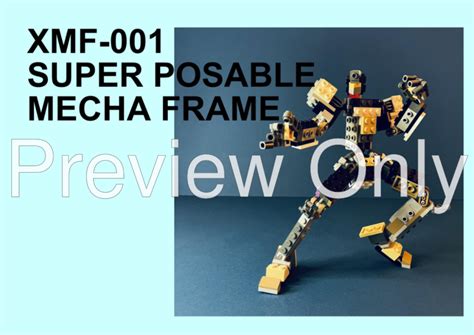 Lego Moc Xmf 001 Super Posable Mecha Frame By Thelegoguy31