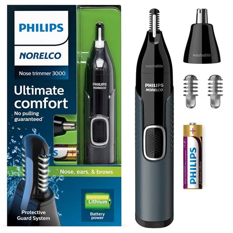 Norelco Philips Nosetrimmer 3000 For Nose Ears And Eyebrows Nt360042