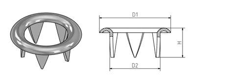 Prong Snap Button