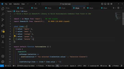 Build A Reactjs Downshift Library To Build Autocomplete Combobox Form