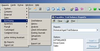 Checking Vendor Totals For Year End