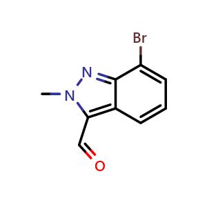 7 Bromo 2 Methyl 2H Indazole 3 Carbaldehyde 97 CAS 845751 70 4 AChemBlock
