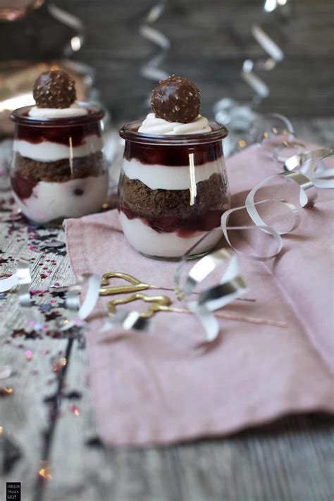 Schwarzwälder Kirschtorte im Glas Fräulein Meer backt