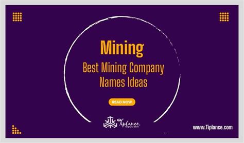 107 Best Mining Company Names Ideas Tiplance