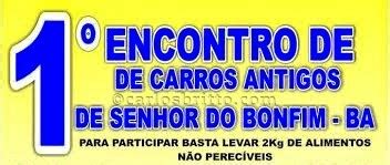 Encontro De Carros Antigos Acontece Em Senhor Do Bonfim Neste Final De