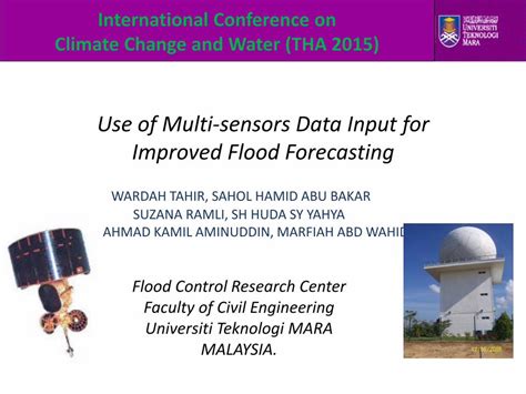 Pdf Use Of Multi Sensors Data Input For Improved Flood · Pdf