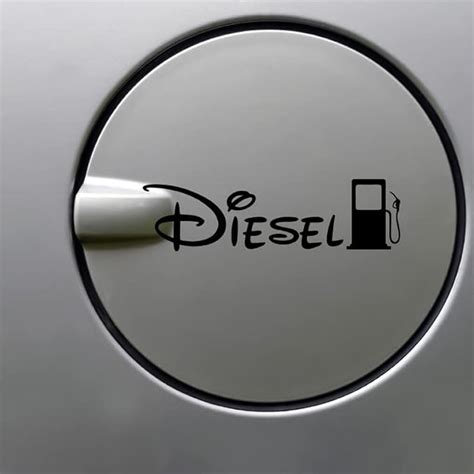 Dikoria Diesel Car Sticker For Fuel Tank Waterproof Vinyl Sticker In