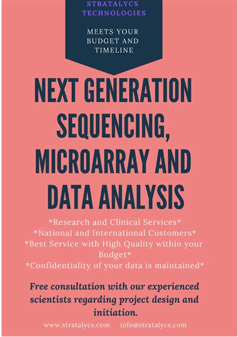 Next Generation Sequencing Microarray And Data Analysis Scientific