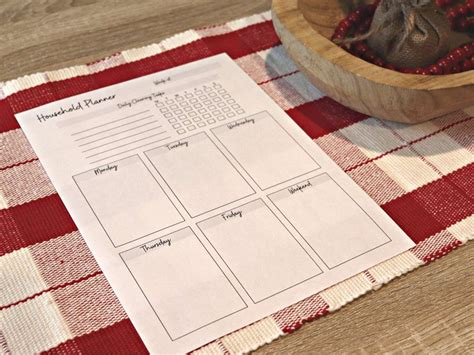 Free Weekly Cleaning Printable With Daily Habit Tracker