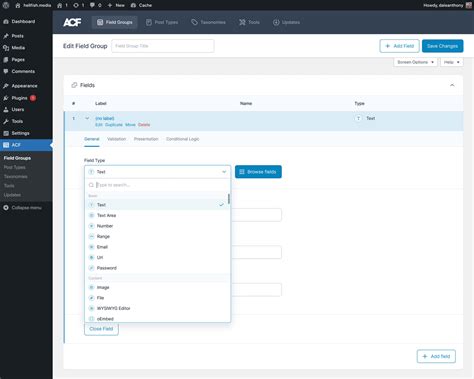 acf acf 6 1 release custom post type and taxonomy registration