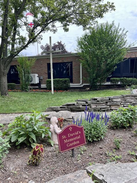Saint Davids Episcopal Church Memorial Garden In Southfield Michigan