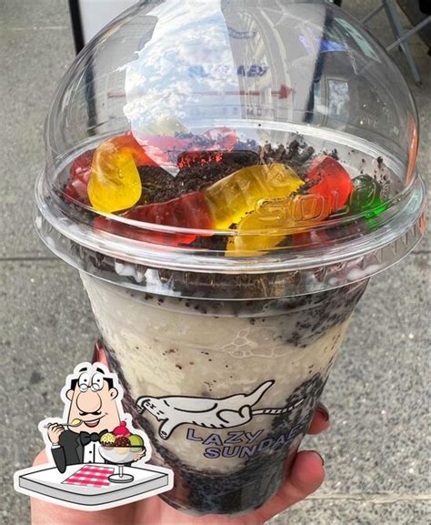 Menu At Lazy Sundaes Canal St Market Desserts New York City