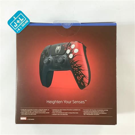 Sony Playstation 5 Dualsense Wireless Controller Spider Man 2 Ps5 Jandl Game