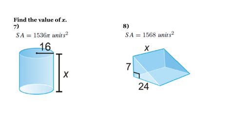 Solved Find The Surface Area Of Each Figure Round To The Chegg