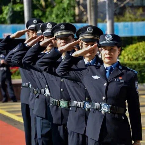 学条令 强作风 蓬江公安集中开展队列训练动作警风齐步