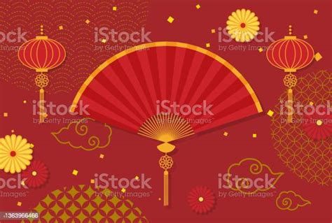 배너 카드 전단지 소셜 미디어 배경 화면 등에 대한 중국 새해의 일러스트와 벡터 배경 0명에 대한 스톡 벡터 아트 및 기타 이미지 0명 공휴일 구름 Istock