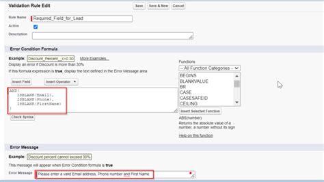 20 Important Validation Rules In Salesforce Salesforce Geek