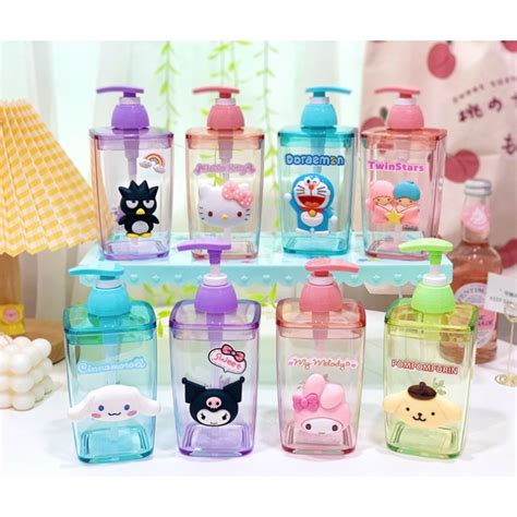 420ml Hello Kitty Desinfectante De Manos Botella Loción Prensa