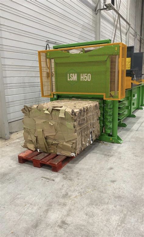 H Horizontal Baler Installation Transforms Waste Management Strategy Of A Large Food Supplier