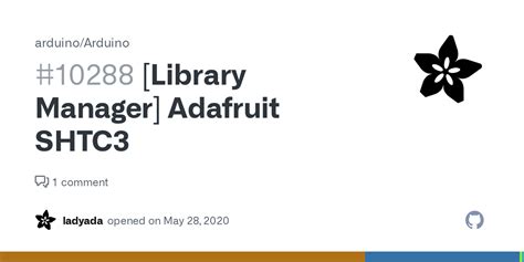 Library Manager Adafruit SHTC3 Issue 10288 Arduino Arduino GitHub