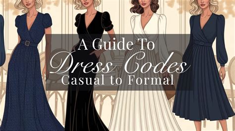 Dress Code Guide Types Of Dress Codes And Hierarchy From Casual To Formal Wedding Attire