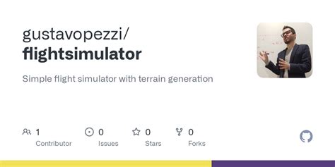 Github Gustavopezzi Flightsimulator Simple Flight Simulator With Terrain Generation