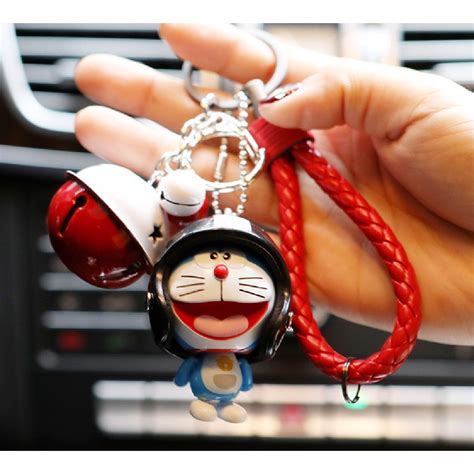 Jual Keychain Doraemon Gantungan Kunci Doraemon Helm Lonceng Besar