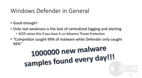 Is Windows Defender Mature Enough To Replace Third Party Antivirus Antimalware By Adaptiva