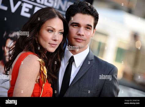 Lynn Collins And Husband Steven Strait Arriving For The Los Angeles