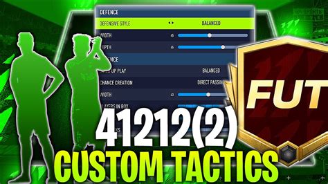 BEST New Patch META 41212 2 Custom Tactics Player Instructions FIFA 22 Ultimate Team YouTube