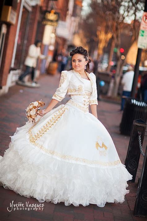 50 Things To Add To Your Charro Quinceañera White Quinceanera Dresses
